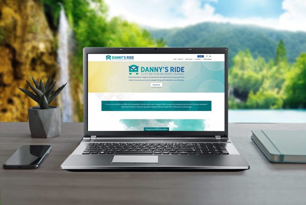 Website design for Danny's Ride using Divi Theme